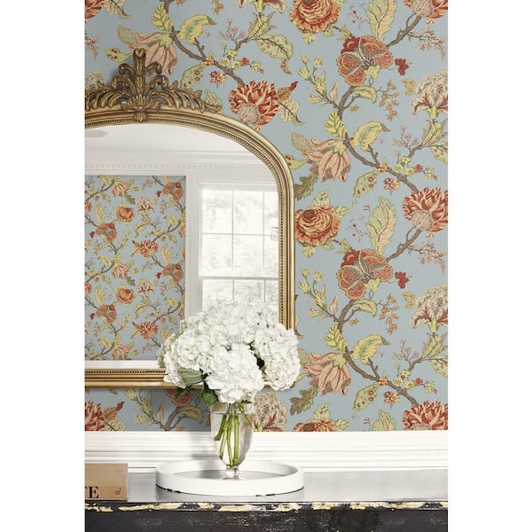 Floral Wallpaper 6022d Roll Floral Wallpaper – York Wallcoverings
