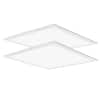 Honbei 2 ft. x 2 ft. 5800 Lumens Integrated LED Panel Light, 5000K ...