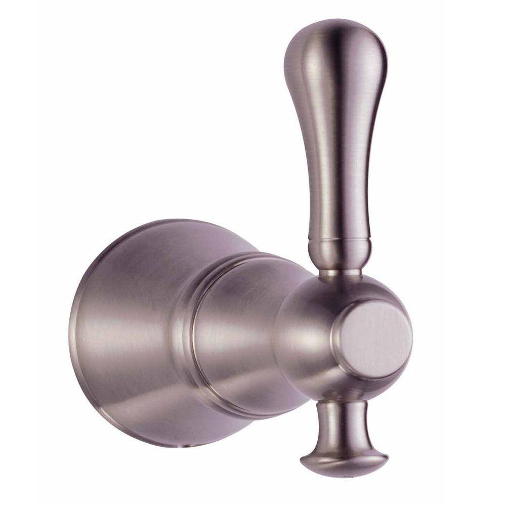 Pegasus Gables Single Robe Hook in Brushed Nickel BAF41001BN - The Home ...