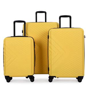 Karl home Nested Hardside Luggage Set in Yellow, 3 Piece - TSA ...