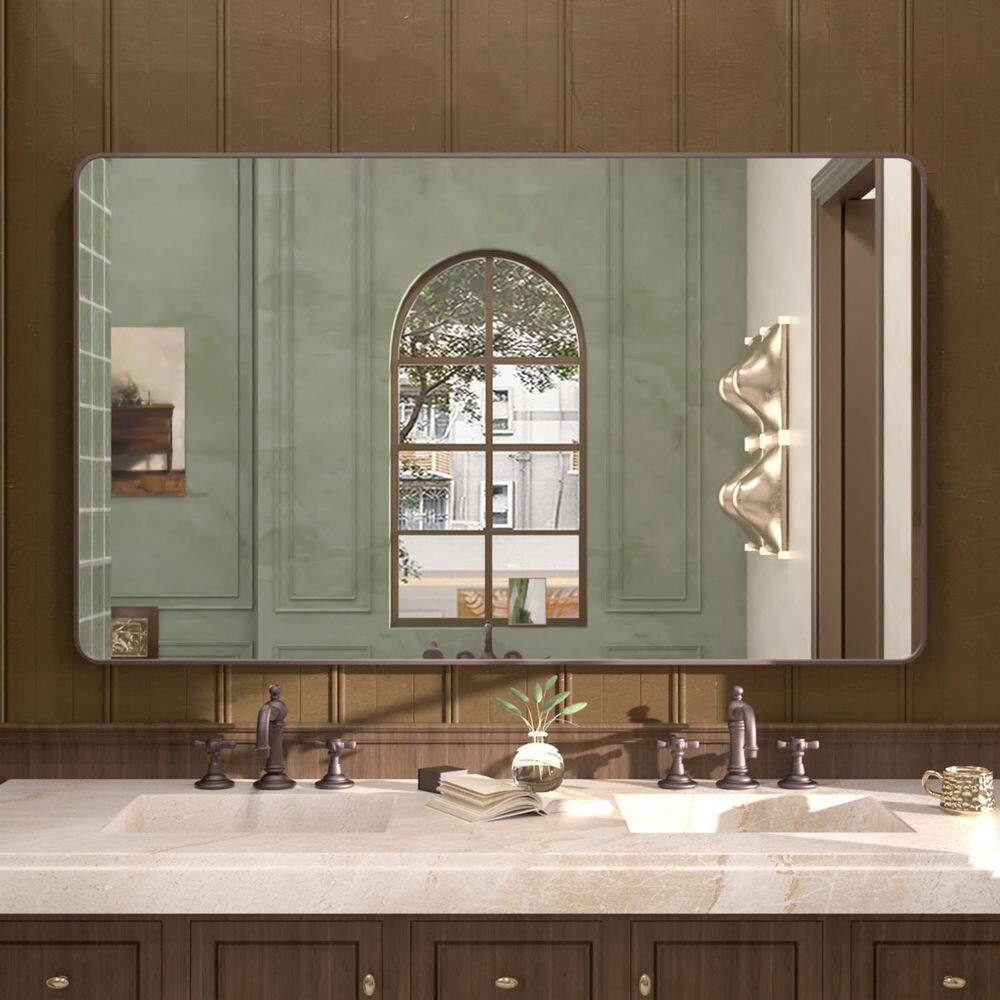 Hermitage Bath Cosy 60 in. W x 36 in. H Rectangular Framed Wall ...