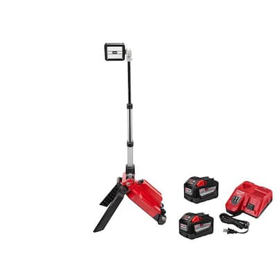 Milwaukee M18 ONE-KEY 18-Volt Lithium-Ion Cordless ROCKET Dual Pack ...