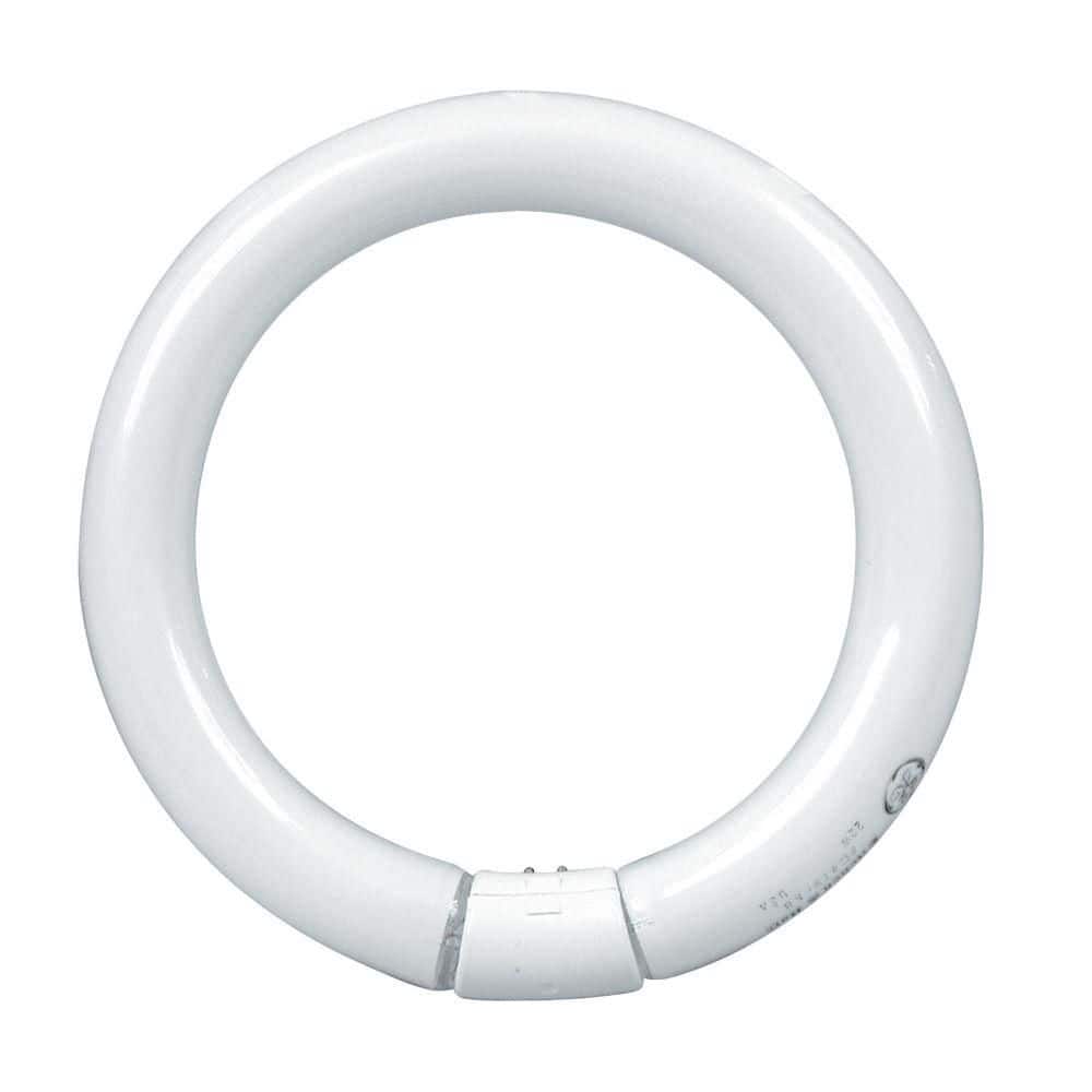 GE 30 Watt 9 in. T9 Linear Fluorescent Light bulb Tube Warm White 3000 ...