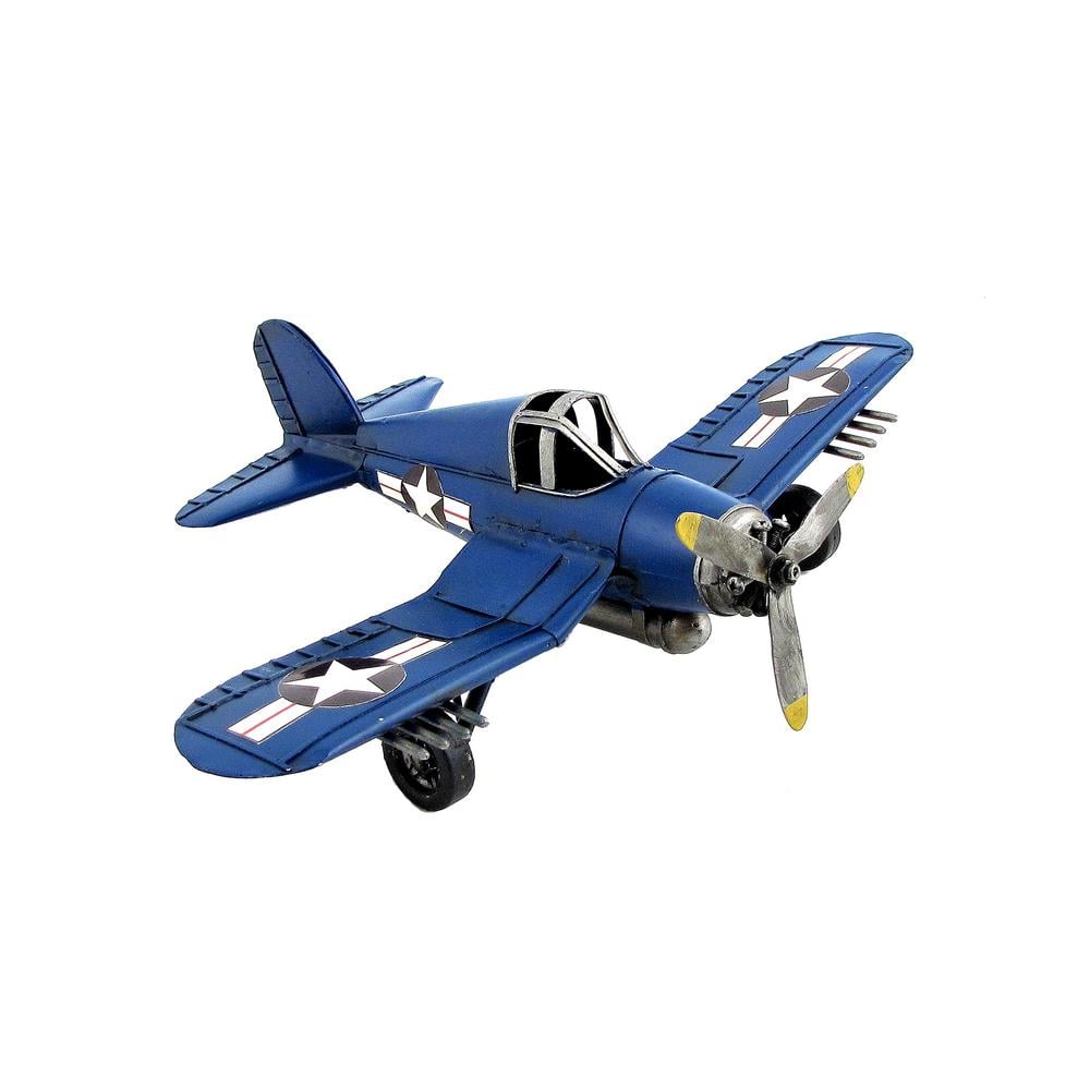 Zaer Ltd. International Small Metal Airplane in Blue VA170010-BL - The ...