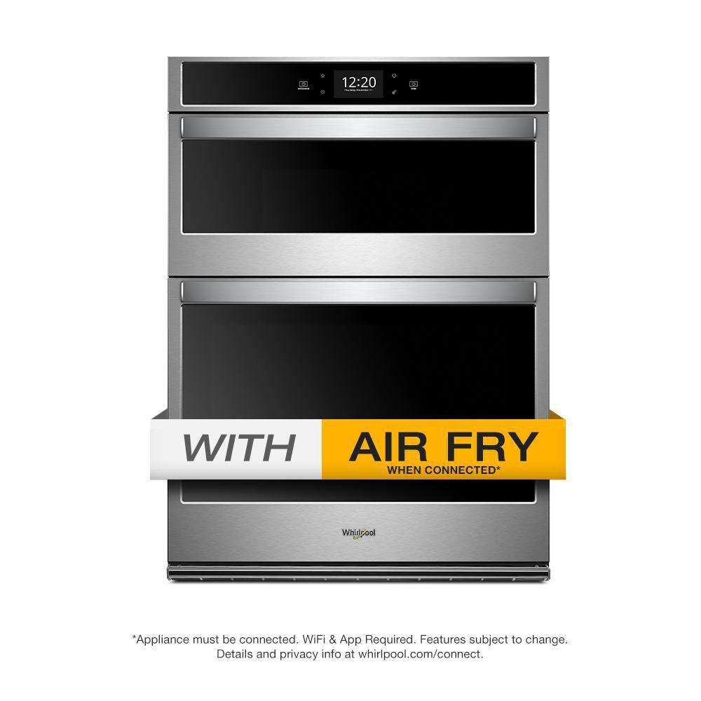 Whirlpool 27 in. Electric Smart Convection Wall Oven with Touchscreen ...