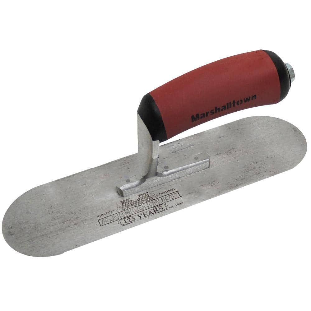 MARSHALLTOWN 10 in. x 3 in. PoolSaver Trowel - Curved DuraSoft Handle ...