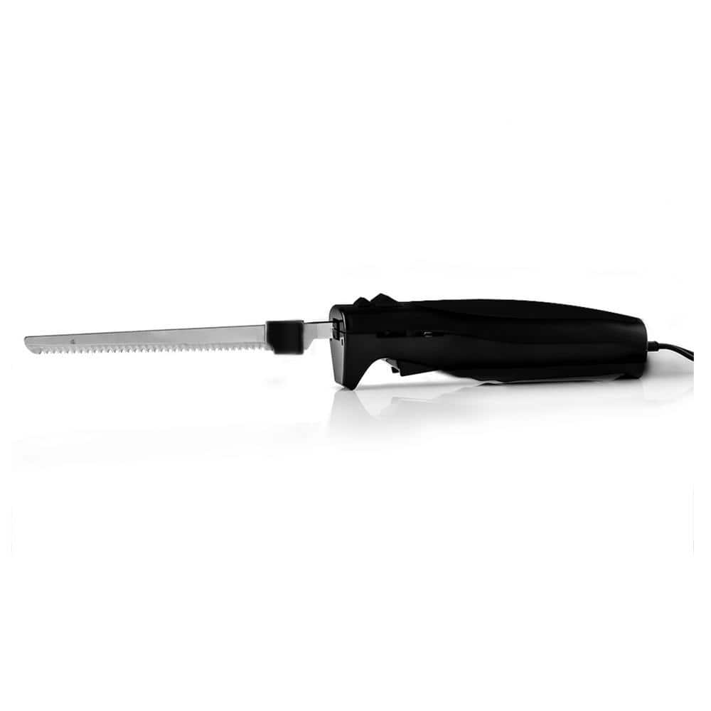 OVENTE 17.88 in. Stainless Steel Electric Kitchen Knife with Sheath ...