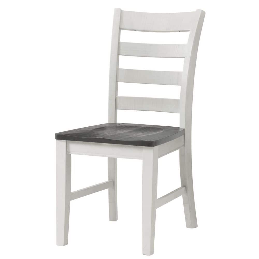 Martin Svensson Home Monterey White Stain and Grey Solid Wood Dining ...