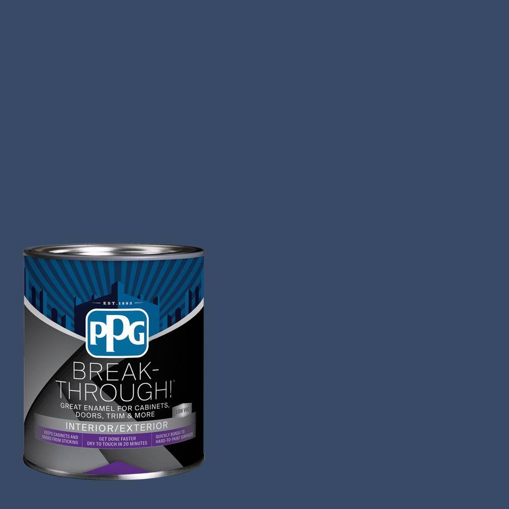 Reviews for Break-Through! 1 qt. PPG1164-7 Annapolis Blue Semi-Gloss ...