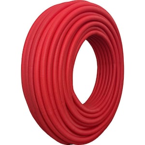 PLUMBFLEX Pre-Sleeved PEX 1 in. x 300 ft. Blue HDPE Corrugated PEX-A ...