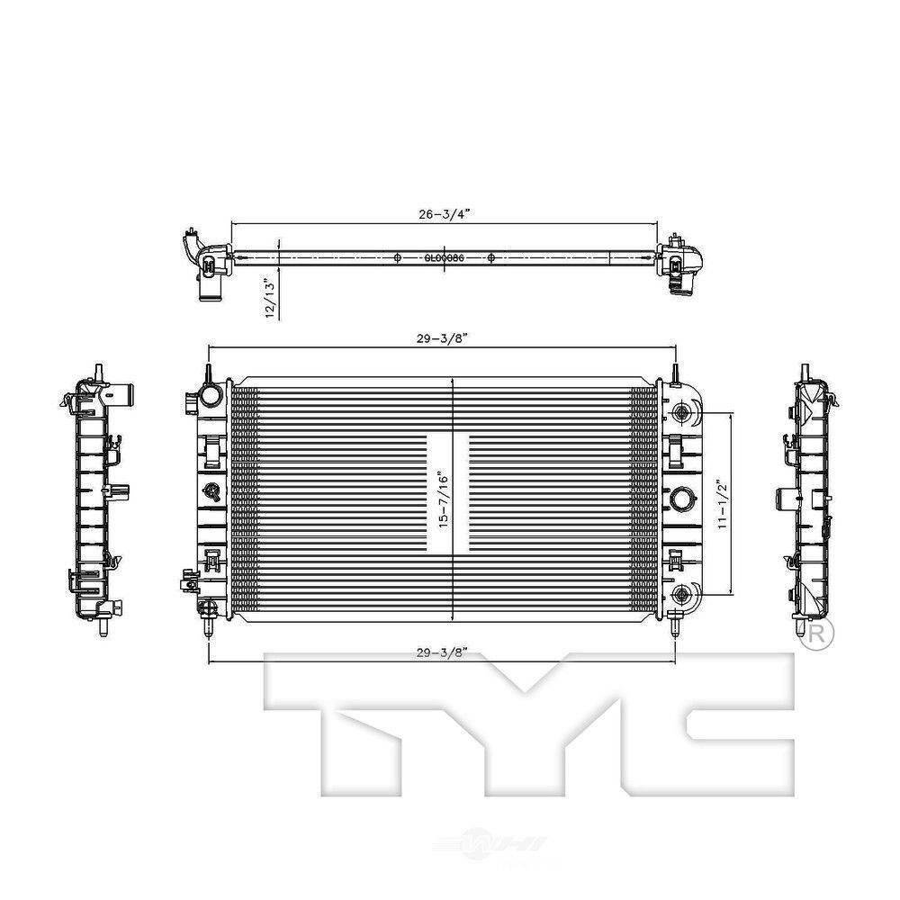 TYC Radiator 2972 - The Home Depot