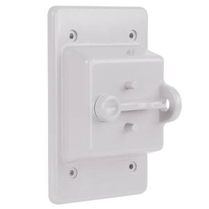 BELL N3R Polycarbonate White 1-Gang Weatherproof Toggle Switch Cover ...