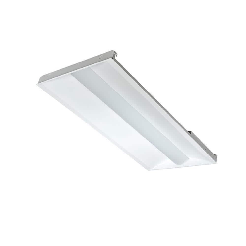 ENERGETIC LIGHTING 2 ft. x 4 ft. 4386 Lumens LED Recessed Troffer Panel ...