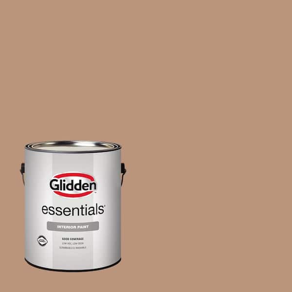 Glidden Essentials 1 gal. Cool Clay PPG1071-5 Semi-Gloss Interior Paint ...