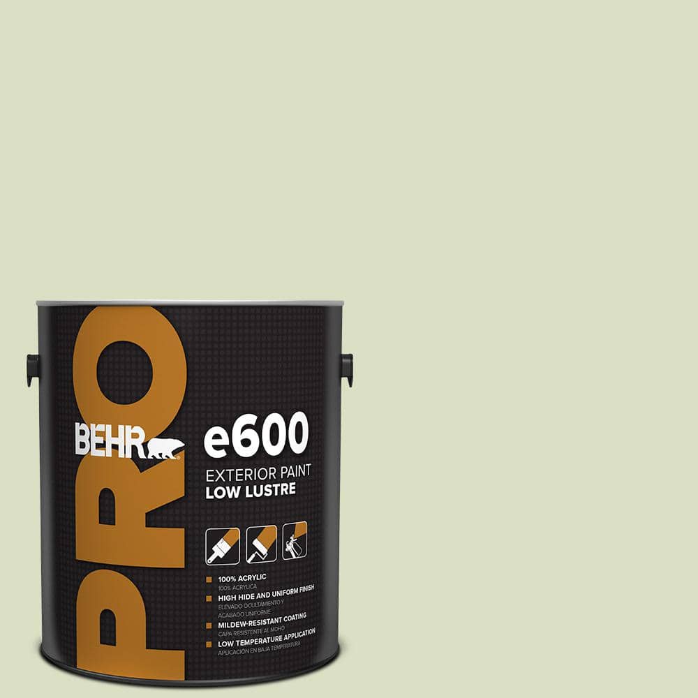 BEHR PRO 1 gal. #MQ3-47 Airy Green Low Luster Exterior Paint PR62001 ...