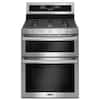 Maytag 6.0 cu. ft. Double Oven Gas Range with True Convection Oven in ...