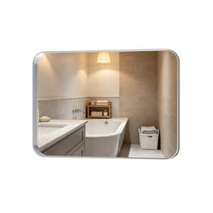 Comrelax 16 in. W x 24 in. H Modern Rectangle Stainless Steel Wall ...