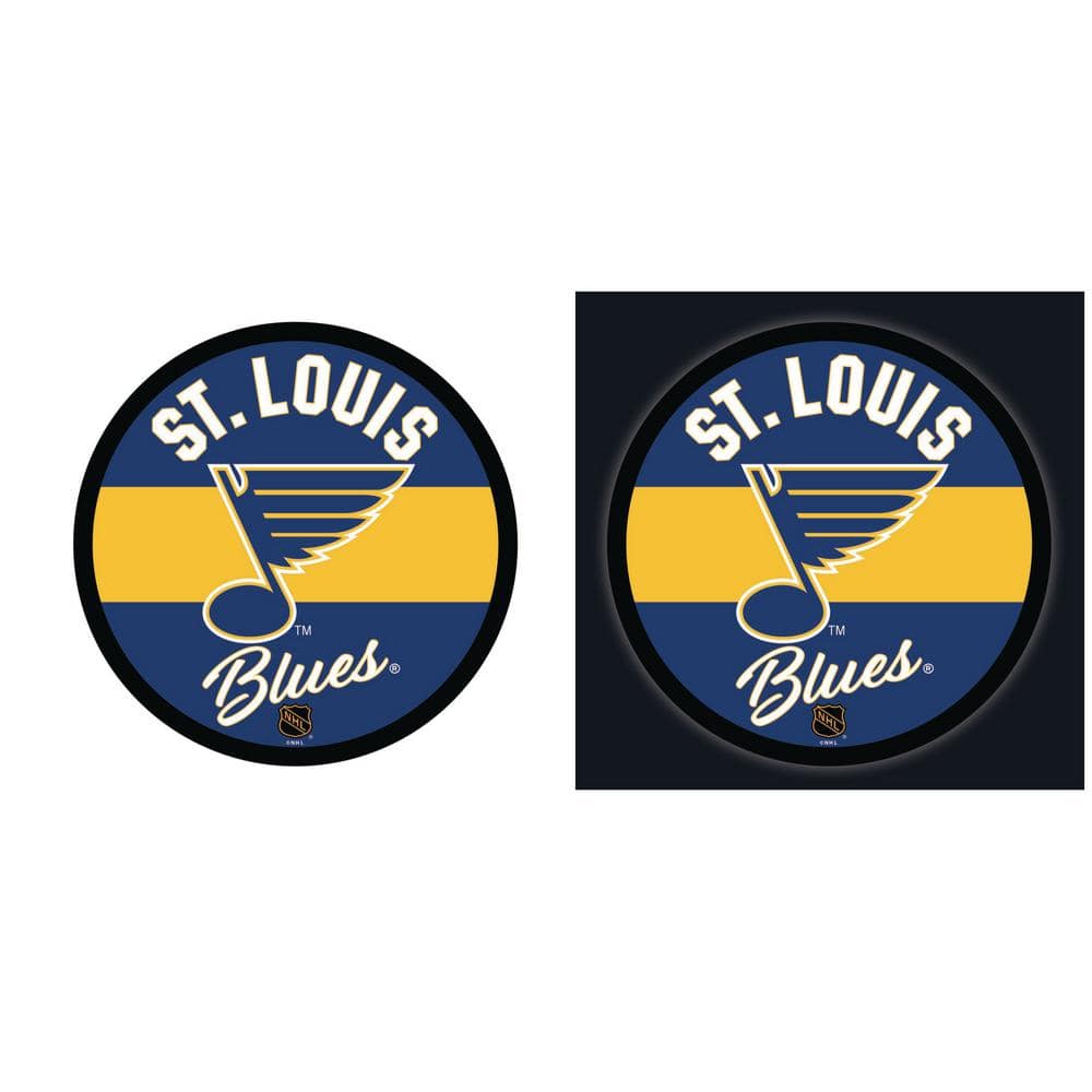 Evergreen St Louis Blues 23 in. Round Vintage Logo Plug-In LED Lighted ...