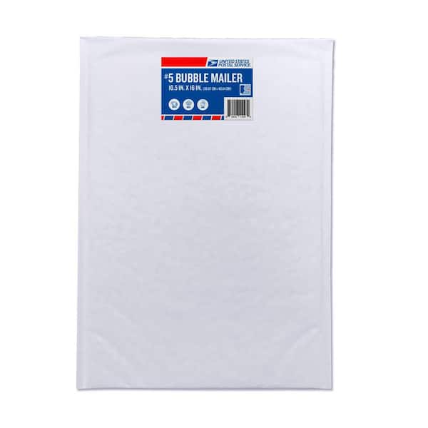 United States Postal Service 5 10.5 in. W X 16 in. L USPS Bubble Mailer ...