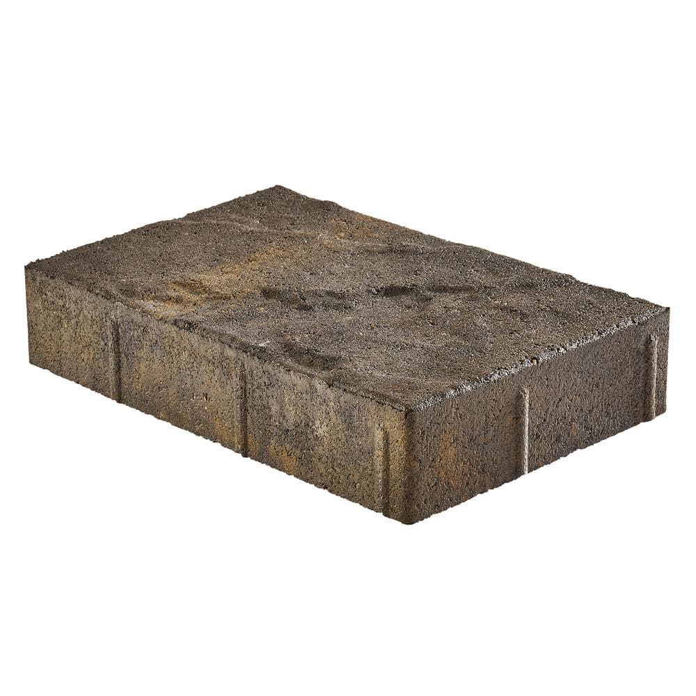 Pavestone Taverna Rec 12 in. x 8 in. x 2 in. Eddington Blend Concrete ...