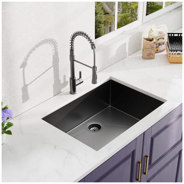 EEN ANDRO TAKIANG INC 27 in. Undermount Single Bowl Stainless Steel ...