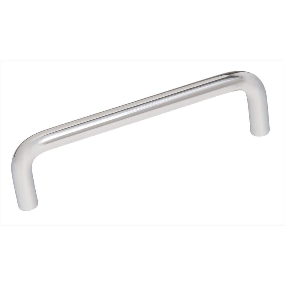 Amerock Wire Pulls 3-3/4 in. (96mm) Modern Polished Chrome Arch Cabinet ...