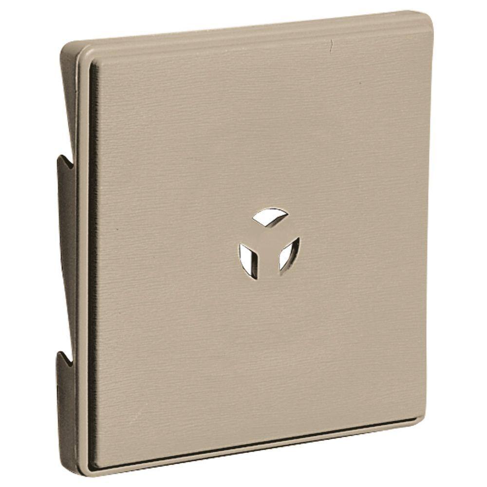 Builders Edge 6.625 in. x 6.625 in. #085 Clay Triple 3-Surface Block ...