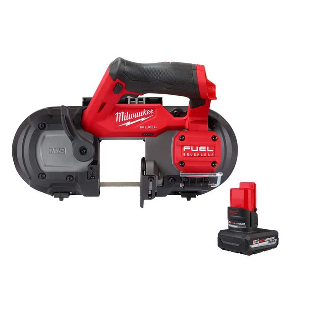 Milwaukee M12 FUEL 12V Lithium-Ion Cordless Compact Band Saw with XC ...