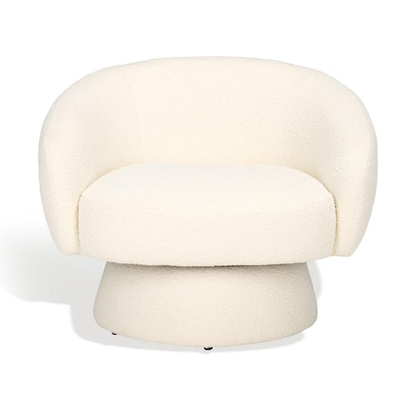 SAFAVIEH Petryna Ivory Accent Chair SFV4822A - The Home Depot
