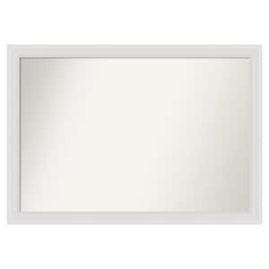 Amanti Art Flair Soft White Narrow 46 in. x 27 in. Custom Non-Beveled ...