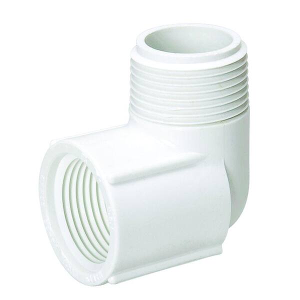 Mueller Streamline 1/2 in. PVC Schedule 40 Pressure 90-Degree FIPT x ...