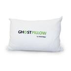 GHOSTBED Faux Down Soft Microfiber Gel Memory Foam Standard Pillow ...