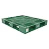 Vestil 48 in. x 40 in. x 6 in. Green Plastic Pallet/Skid PLP2-4840 ...