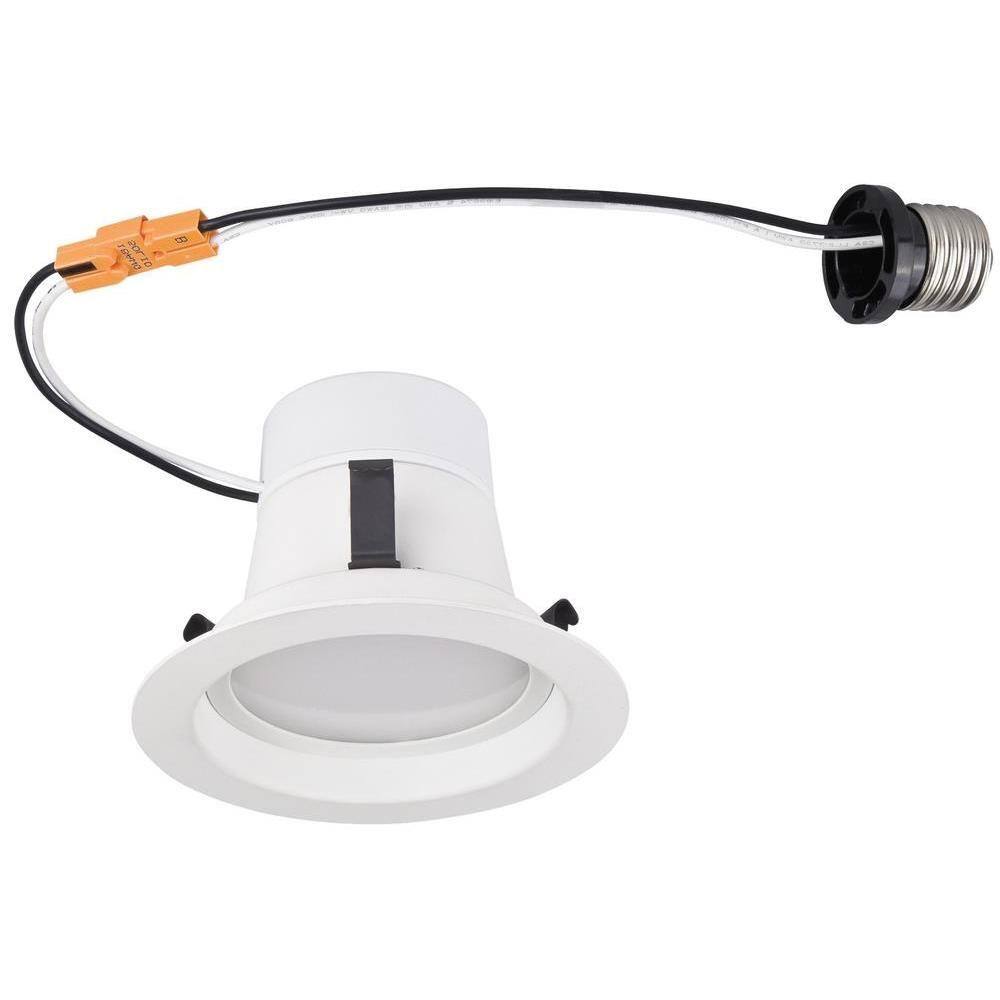 Westinghouse 4 in. 2700K Warm White Integrated LED Recessed Retrofit ...