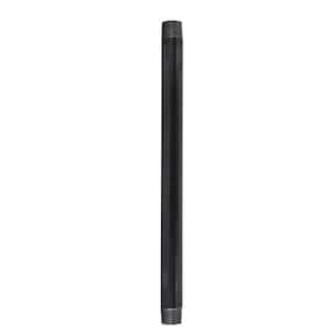 STZ 1 in. x 1.33 ft. Black Steel Sch. 40 Cut Pipe PDB P1X16 - The Home ...