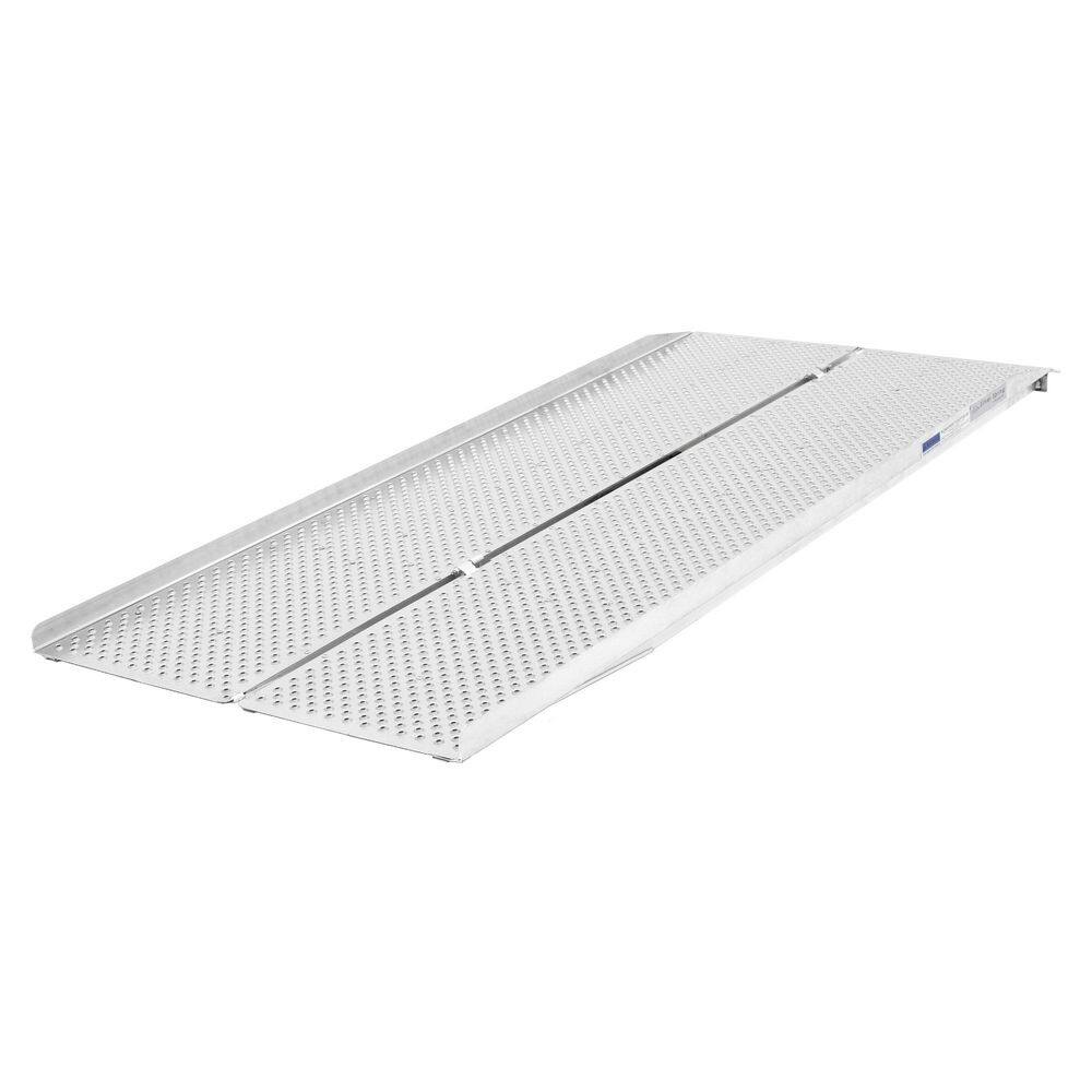 SILVER SPRING 6' Lightweight Aluminum Single Fold Wheelchair Ramp, 800 ...