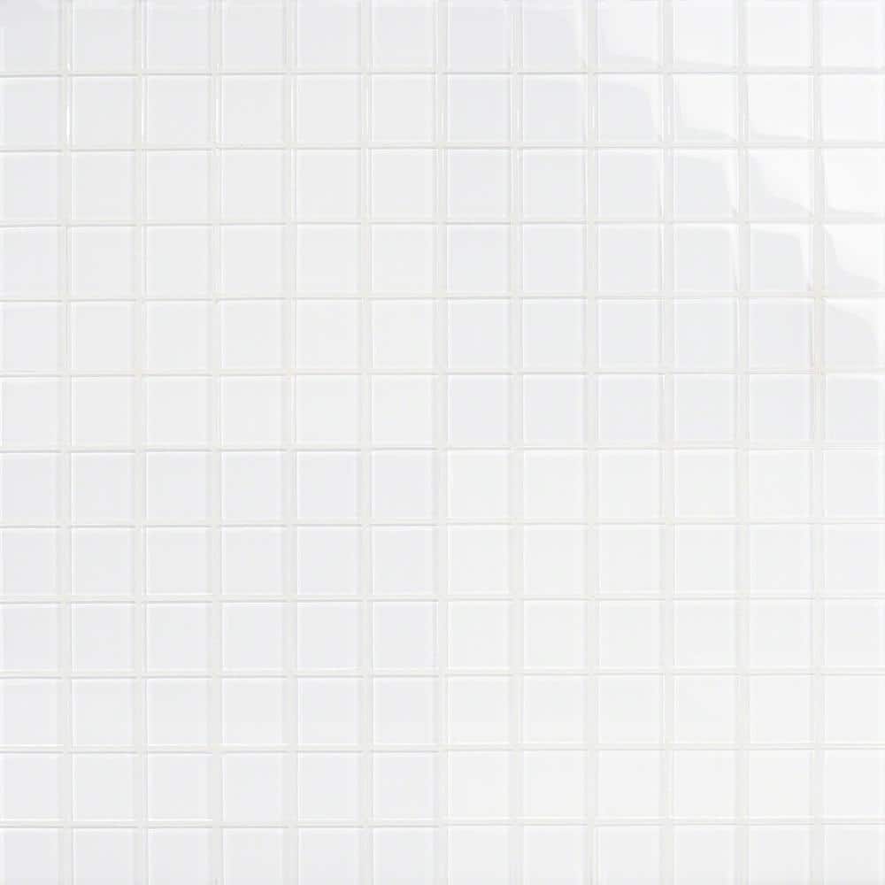 Ivy Hill Tile 12 in. x 12 in. x 8 mm Contempo Bright White Polished ...