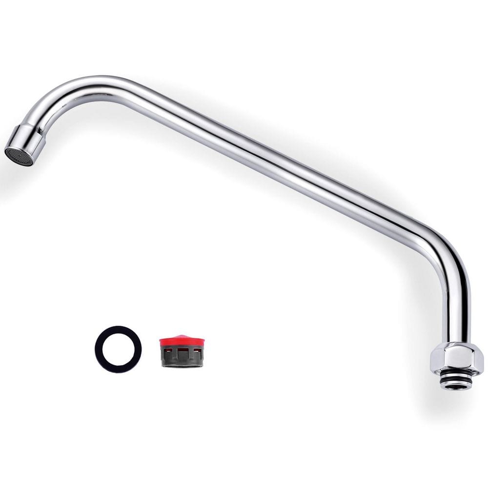 VEVETTA 12 in. Commercial Faucet Swivel Swing Spout Replacement in ...