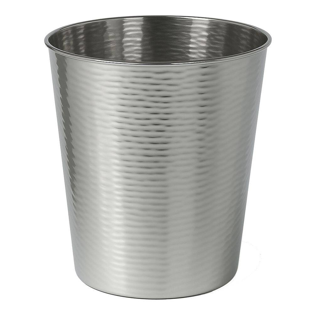 happimess Remi Modern Classic Textured Steel 2 Gal. Wastebasket ...