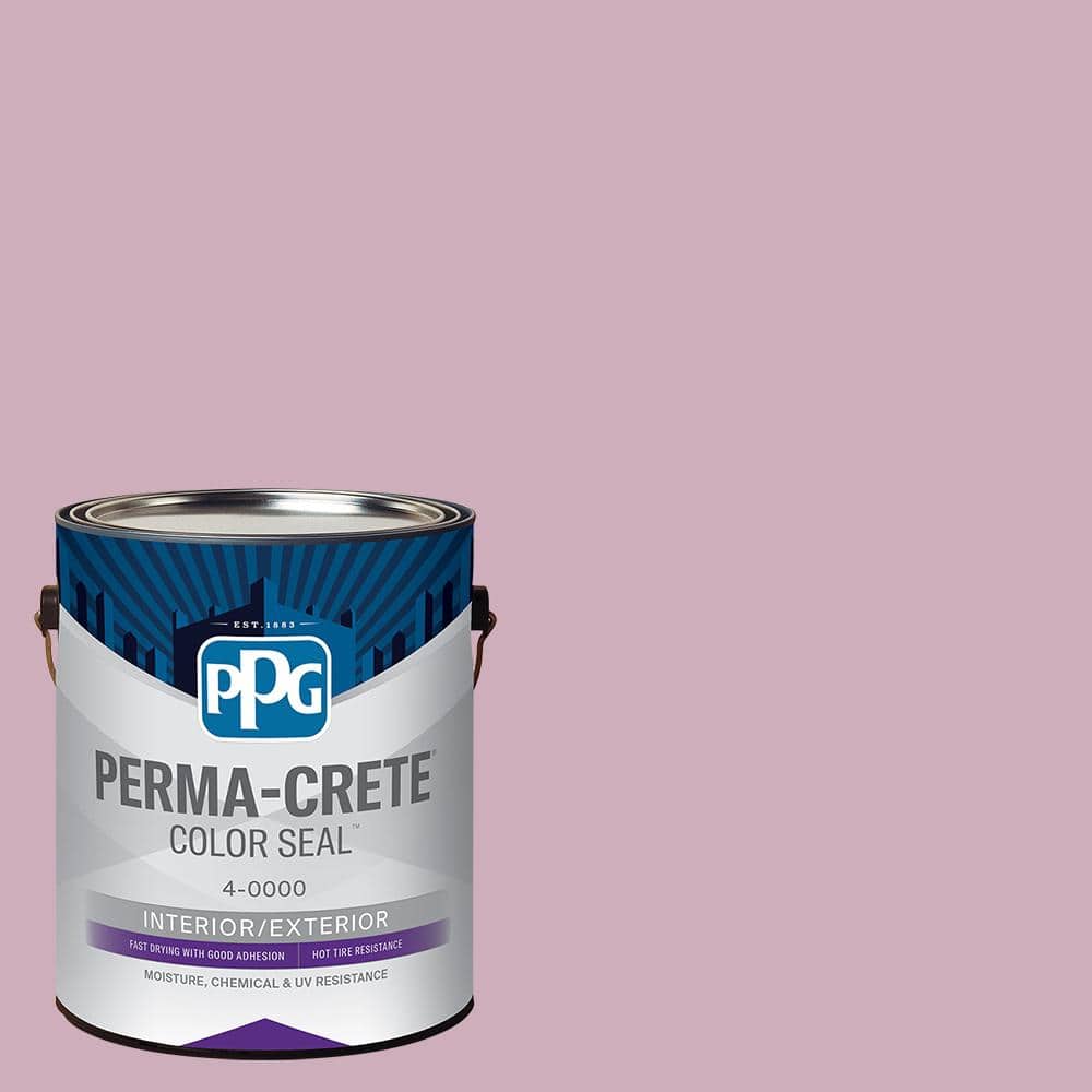 Perma-Crete Color Seal 1 gal. PPG1045-4 Pink Potion Satin Interior ...