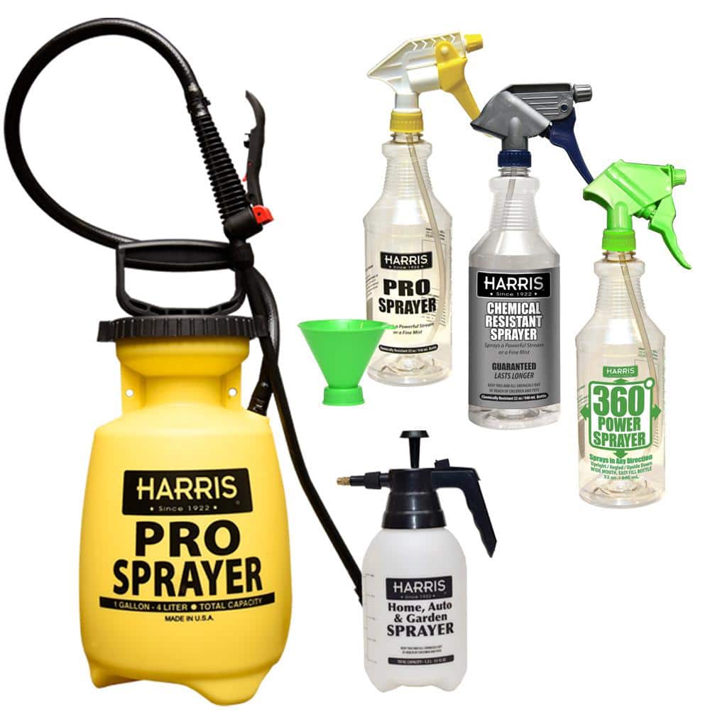 Harris 279 oz. Professional Spray Bottle Variety Pack Kit Tank (Pack of ...
