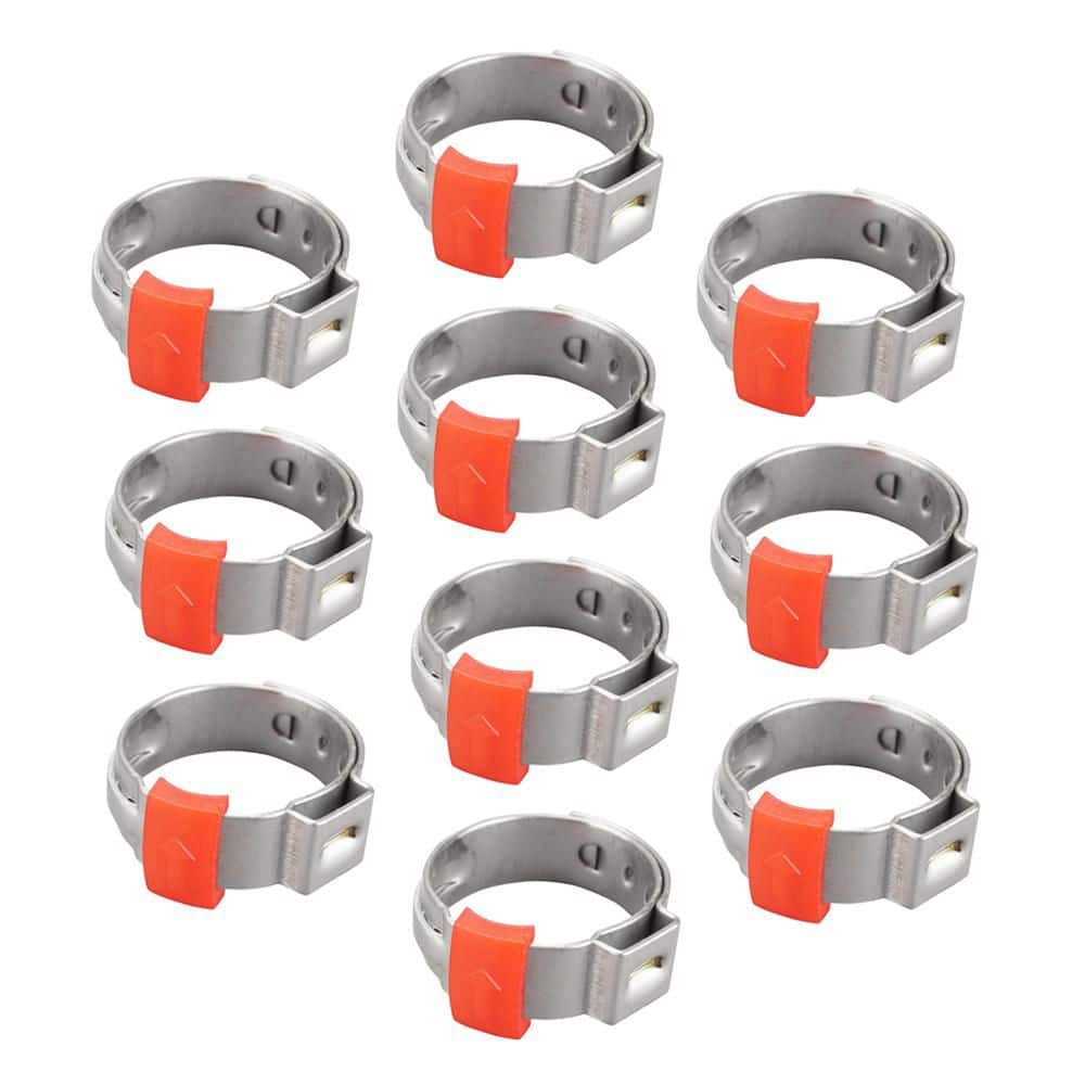 Apollo 3/4 in. Stainless Steel PEX-B Barb Pro Pinch Clamp (10-Pack ...