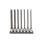 Husky 3/8 in. Drive Metric Hex Bit Socket Set (7-Piece) H3DMM7PCHBSSR ...