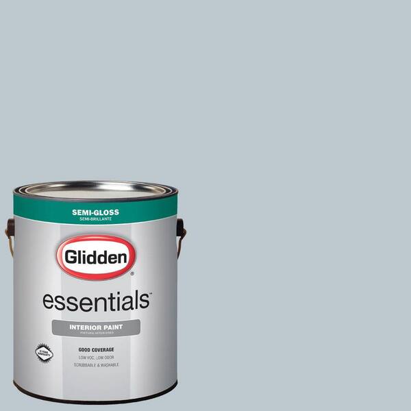 Glidden Essentials 1 gal. #HDGB62U Antique Silver Semi-Gloss Interior ...