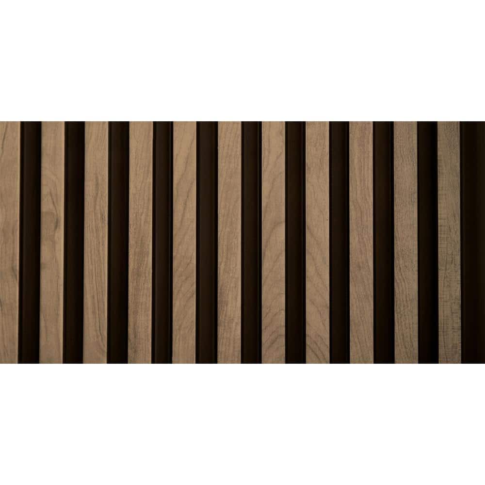 FROM PLAIN TO BEAUTIFUL IN HOURS Medium Slats 1/2 in. x 0.79 ft. x 9.3 ...