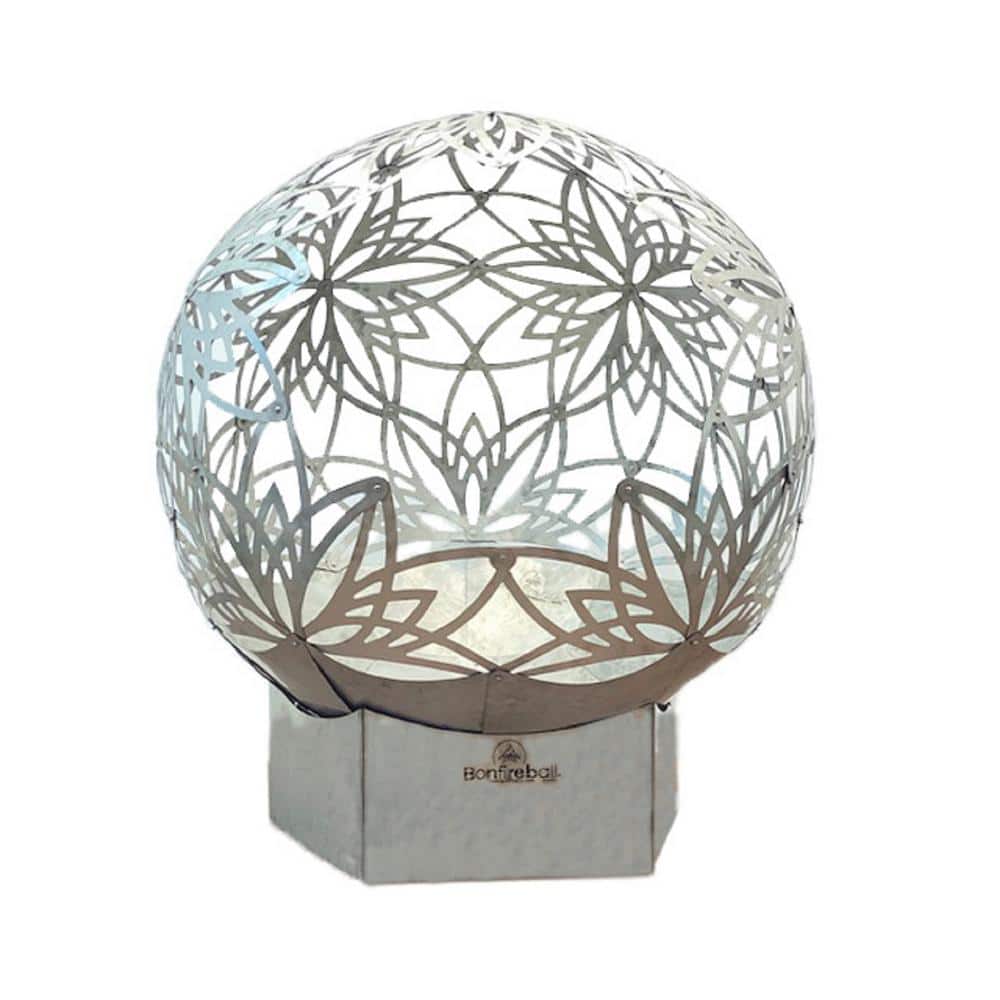 FlowerHouse Bonfireball 50 in. Round Stainless Steel Fire Pit 50BFBL-SS ...