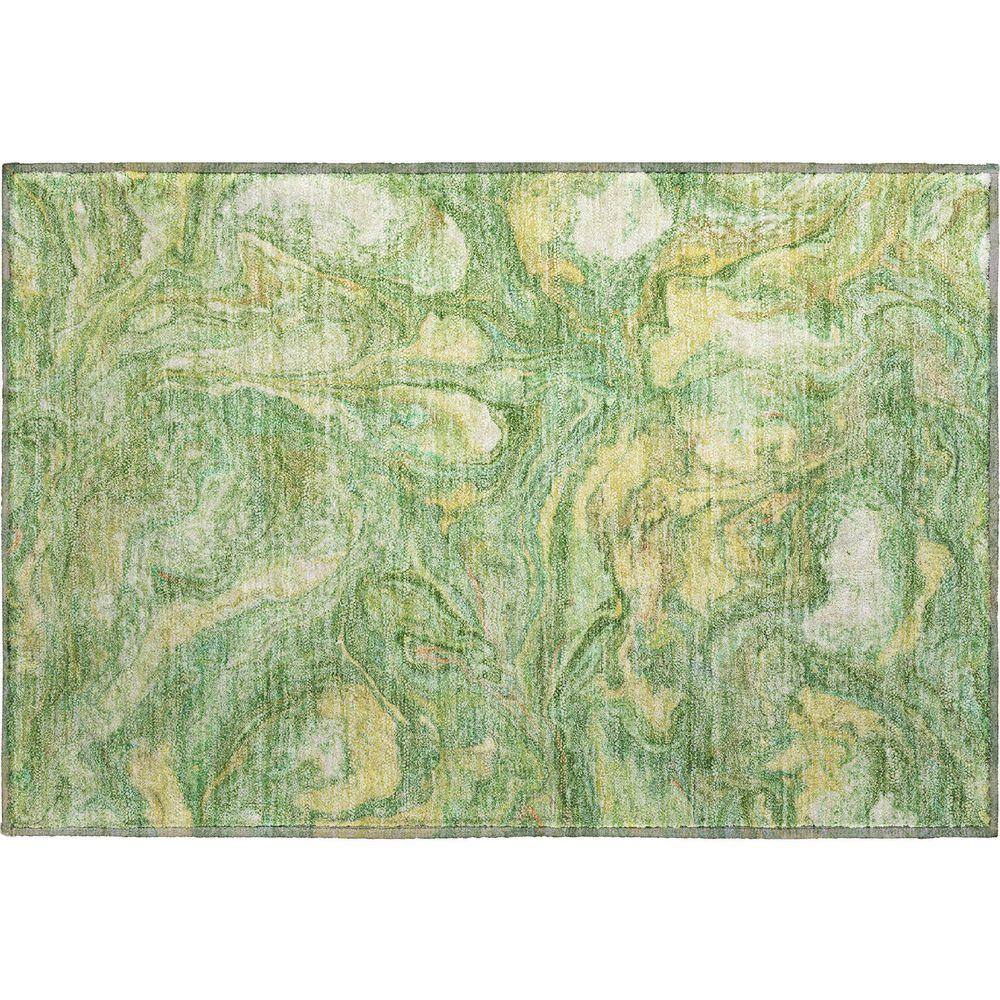 Addison Rugs Mayfield Premium Machine Washable Abstract AMF2017 Green 2 ...