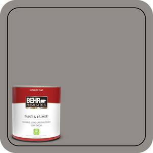BEHR PREMIUM PLUS 5 gal. #790F-4 Creek Bend Satin Enamel Exterior Paint ...