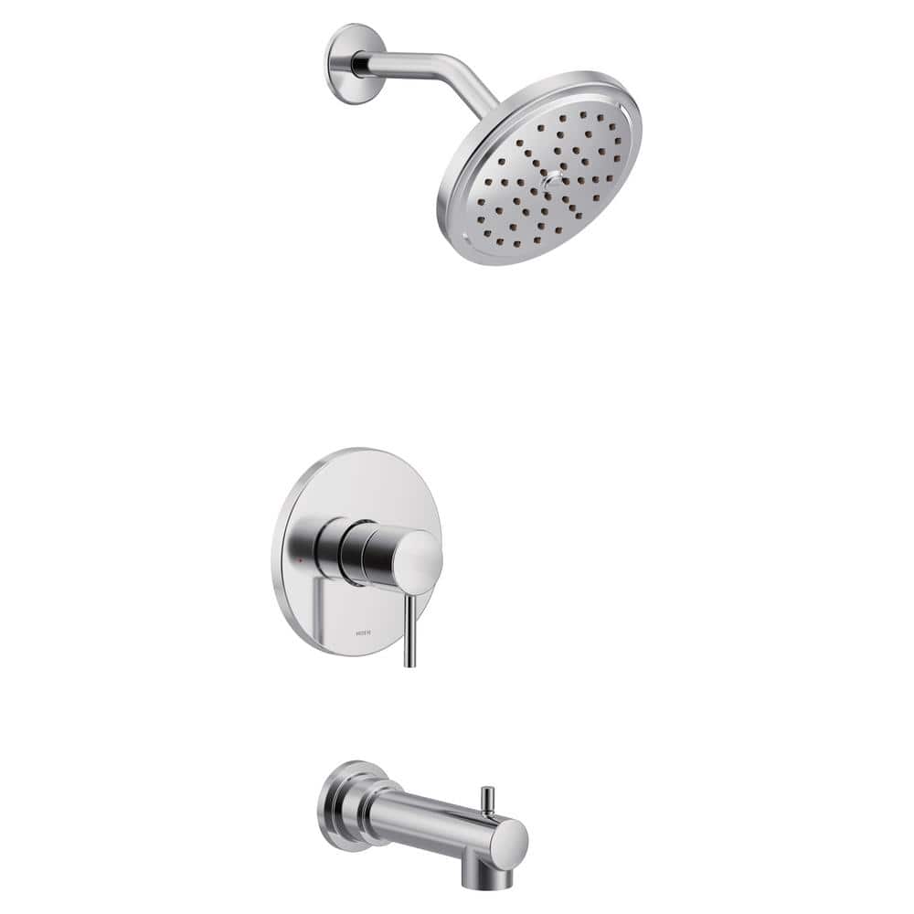 MOEN Align M-CORE 3-Series 1-Handle Tub and Shower Trim Kit in Chrome ...