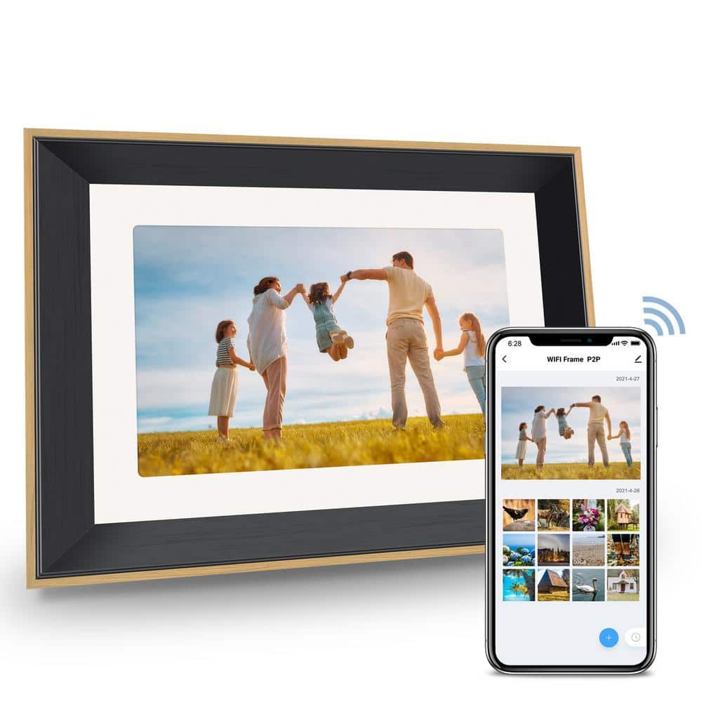 ECO4LIFE 10.1 in. Wi-Fi Digital Photo Frame with Photos/Videos Sharing ...